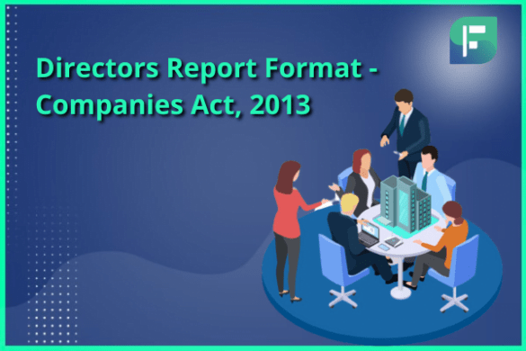 Directors Report Format - Companies Act, 2013